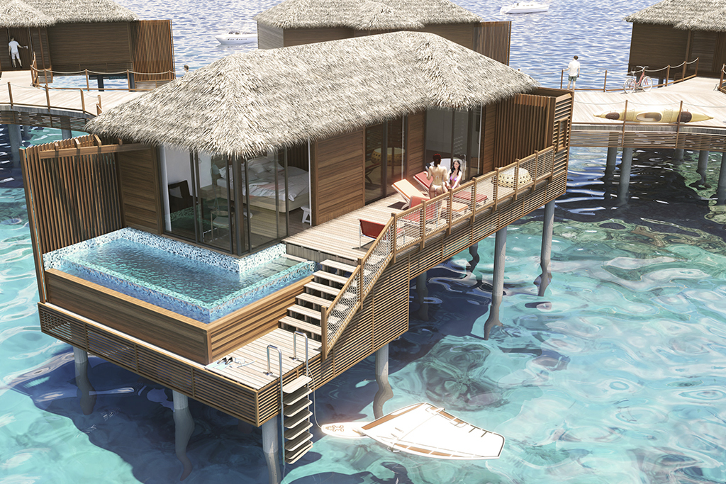 Overwater Villa with Infinity Pool - Princess Hotels - Green Island